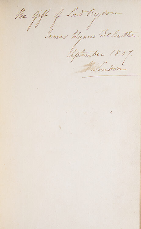 Hours of Idleness, a Series of Poems, Original and Translated - Lord ...